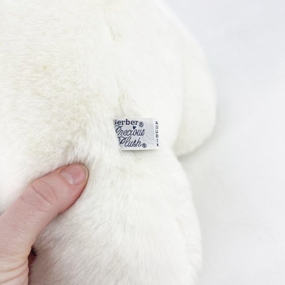 Gerber | Toys | Gerber Precious Plush White Pink Bunny Rabbit Holding ...